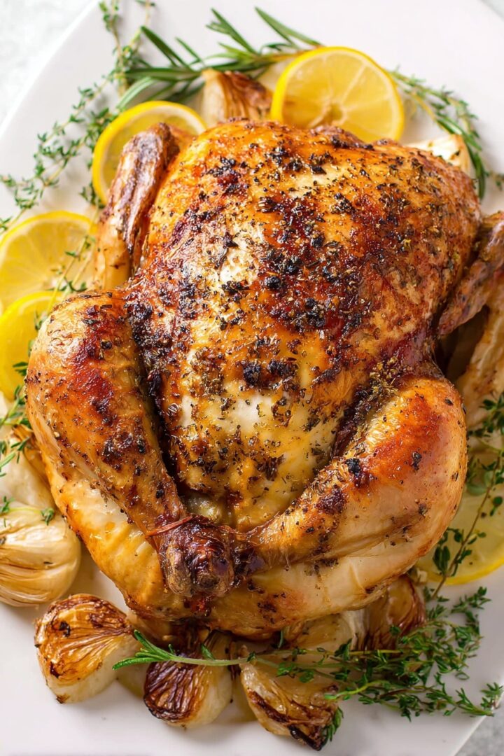 Lemon Herb Roasted Chicken – Juicy & Flavorful Comfort Food